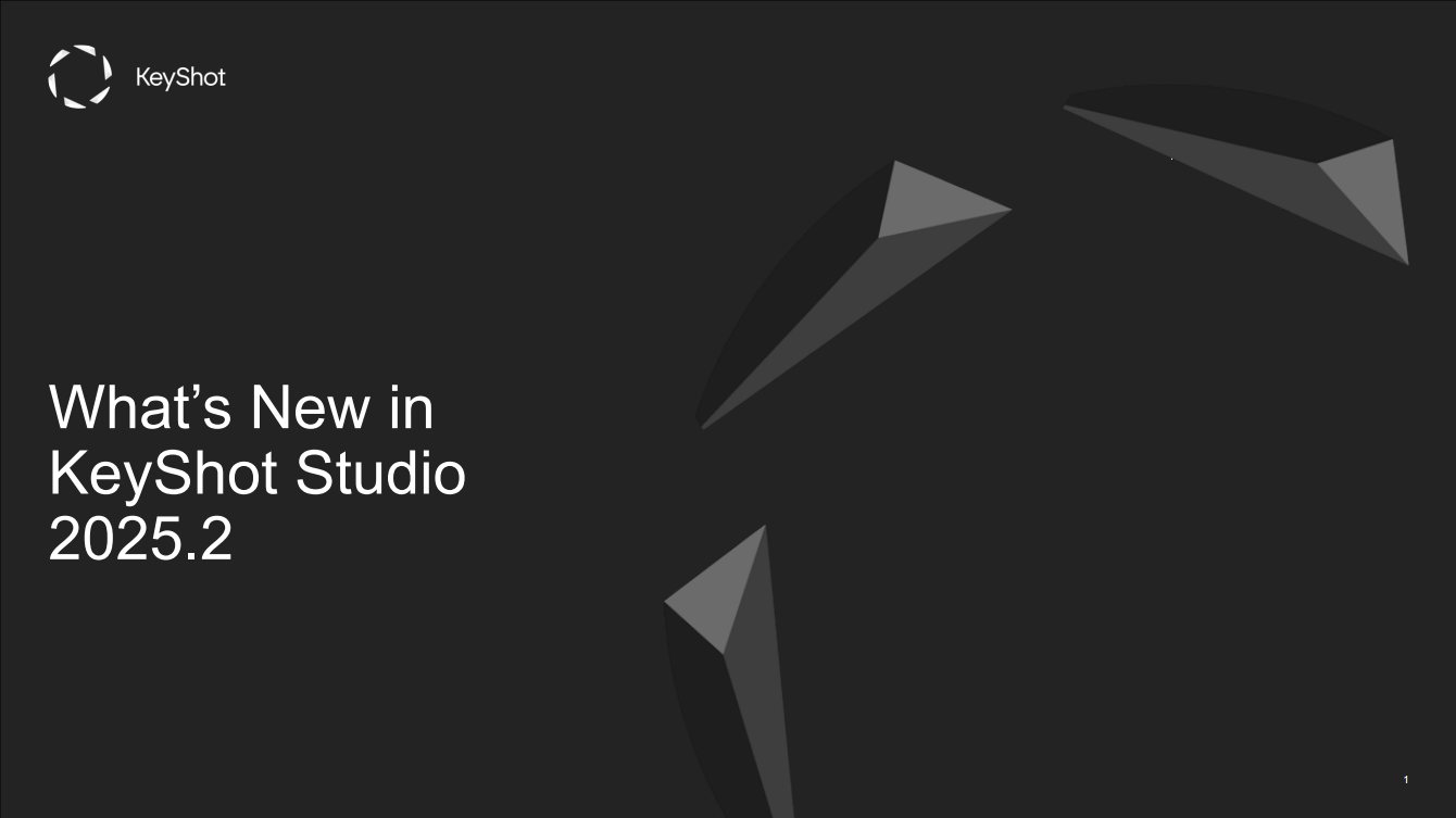 KeyShot Studio 2025.2 新機能の紹介｜お知らせ&コラム｜KeyShot-3Dレンダリングソフトウェア | Keyshot正規代理店